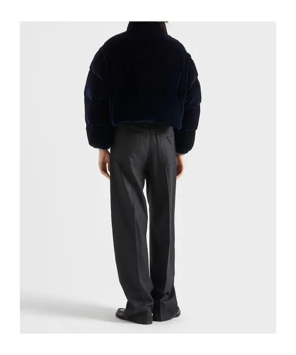 Prada Velvet Down Jacket