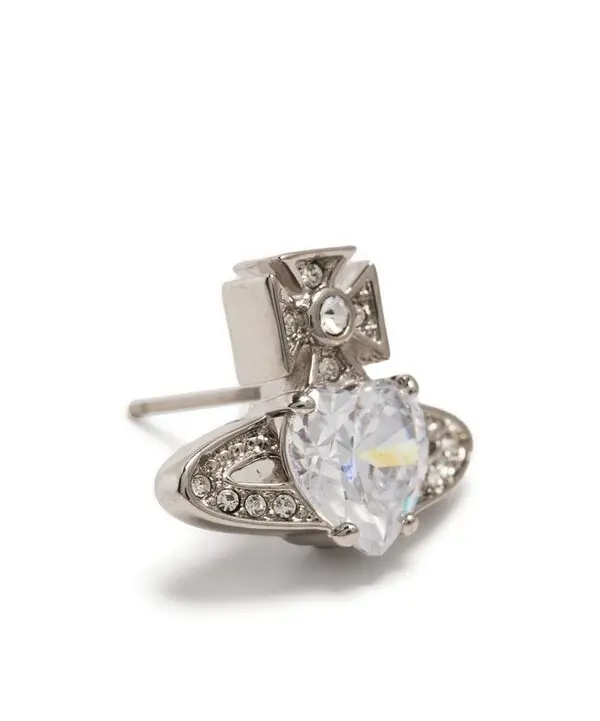 VIVIENNE WESTWOOD Crystal Orb Stud Earrings