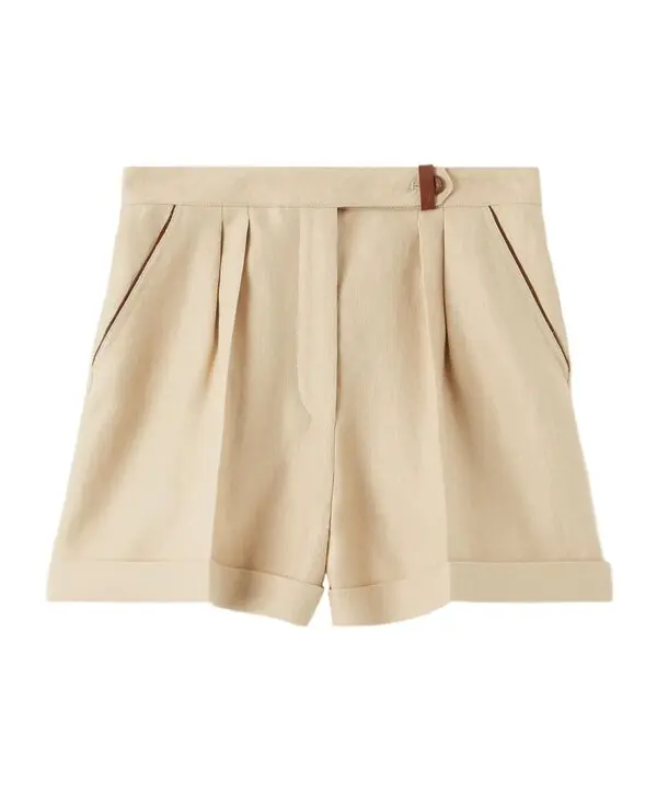 Loro Piana Sullivan Shorts - Nude