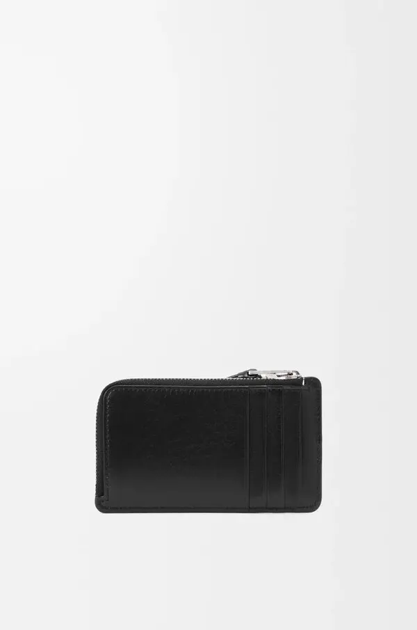 Loewe Switch Coin Cardholder In Supple Grained Calfskin And Suede