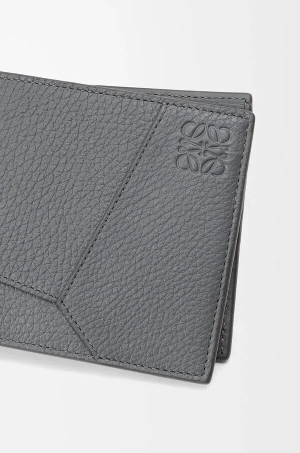 Loewe Puzzle Bifold Wallet In Supple Grained Calfskin