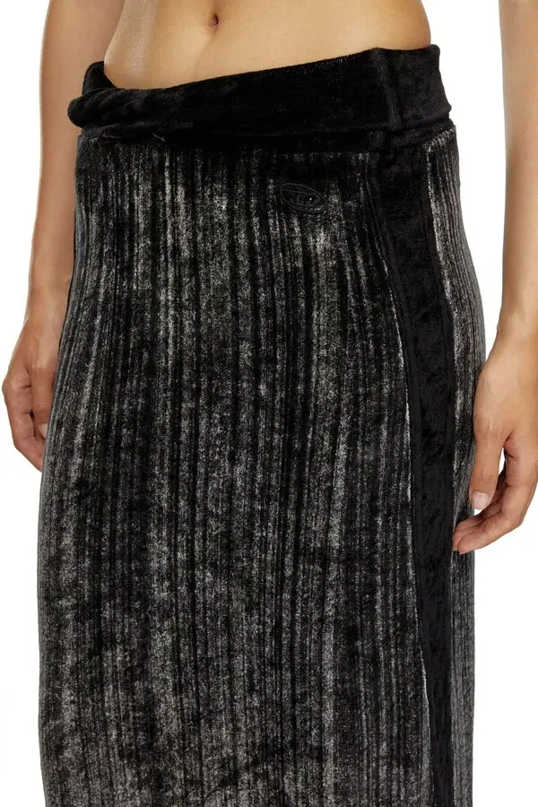 DIESEL® High-waisted Faded Effect Pencil Skirt