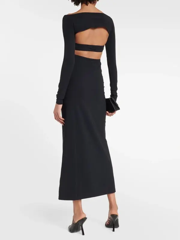 Christopher Esber Cut-out Ruched Maxi Dress