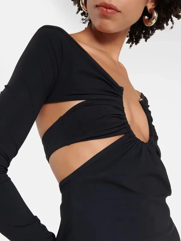 Christopher Esber Cut-out Ruched Maxi Dress