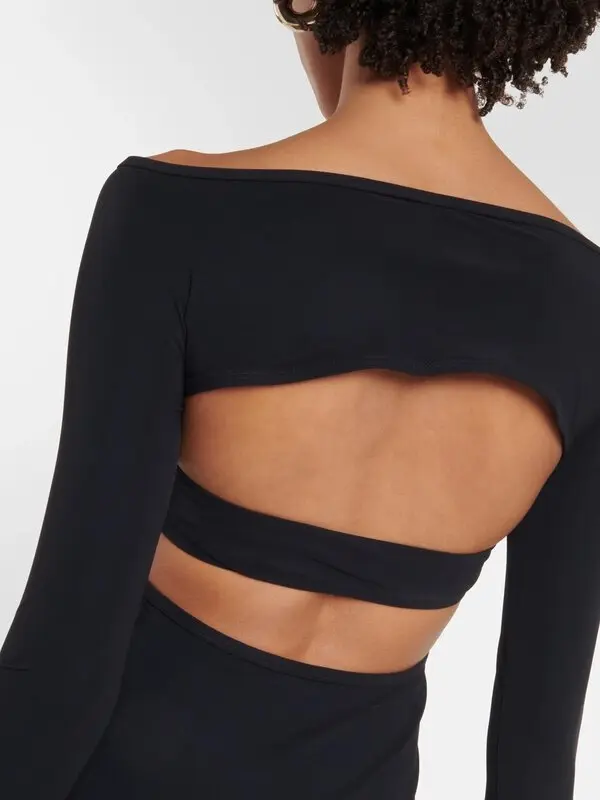 Christopher Esber Cut-out Ruched Maxi Dress