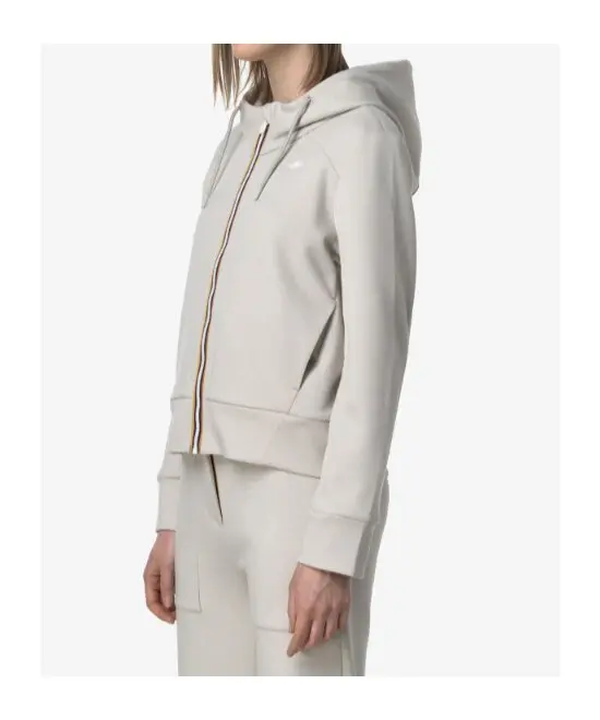 K-WAY Divine Light Spacer Drawstring Zip-up Hoodie
