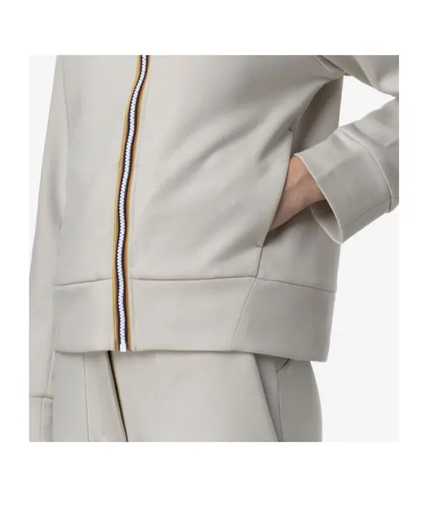 K-WAY Divine Light Spacer Drawstring Zip-up Hoodie