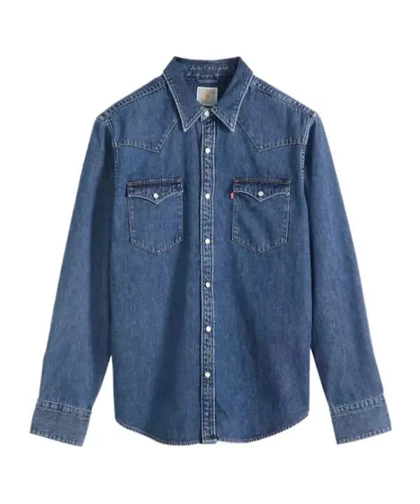 LEVI'S Western Denim Shirt - Blue