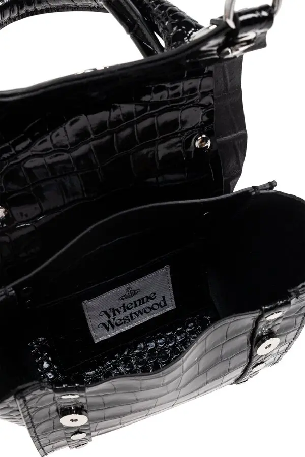 VIVIENNE WESTWOOD Orb Plaque Chained Tote Bag