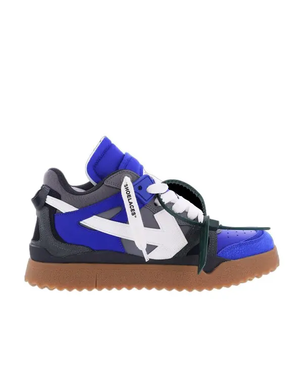 Off-White Mid Top Sponge Round Toe Sneakers