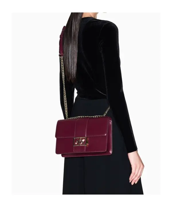 Armani Exchange Chain-link Crossbody Bag
