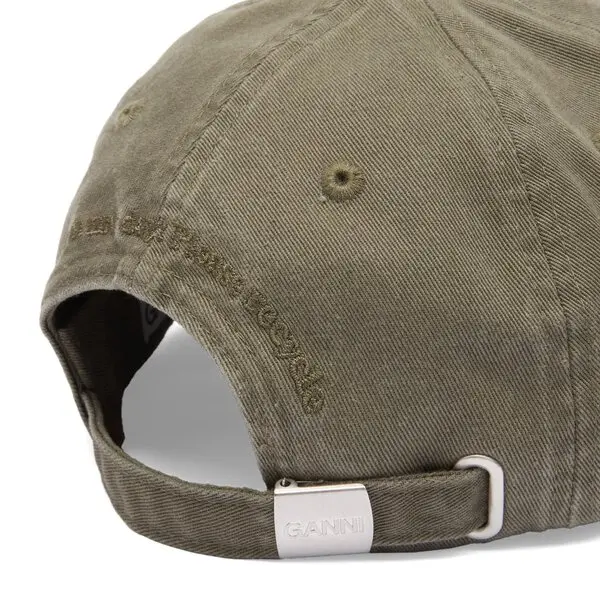 GANNI Logo-embroidered Baseball Cap