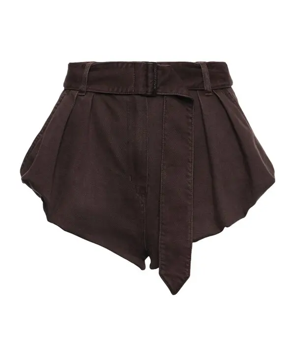 Magda Butrym Flared Denim Shorts
