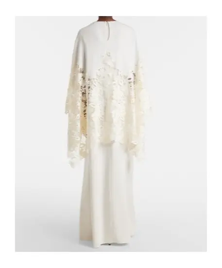 Oscar De La Renta Floral Silk-blend Kaftan