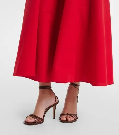 Ralph Lauren Marigot Cotton-blend Midi Dress