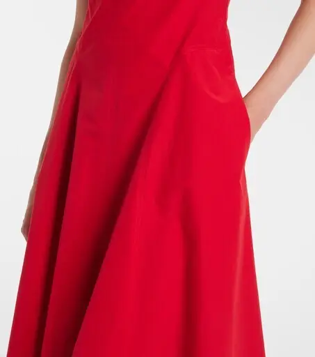 Ralph Lauren Marigot Cotton-blend Midi Dress