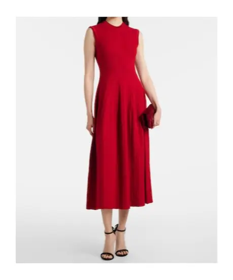 Ralph Lauren Silk-blend Midi Dress