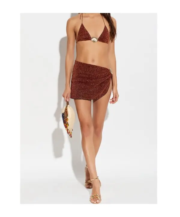 Oseree Asymmetrical Skirt