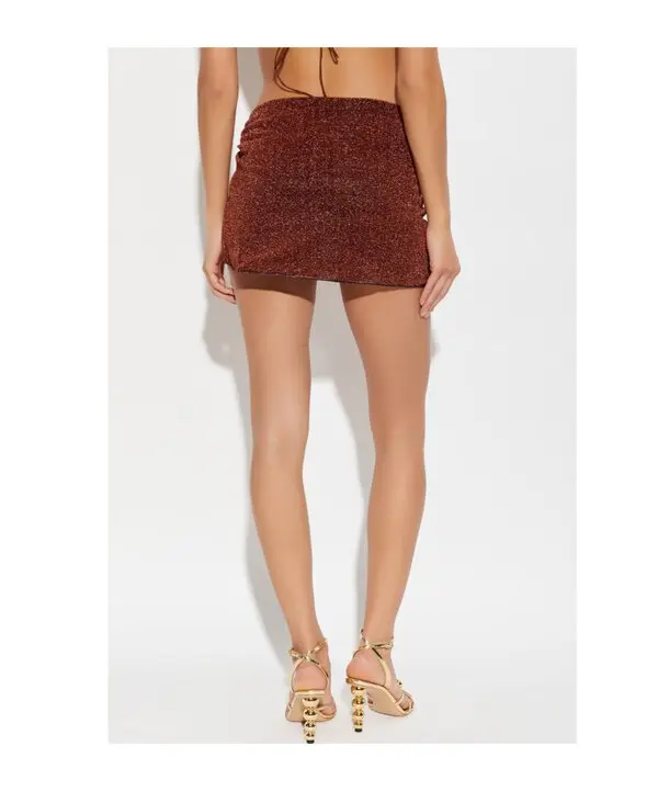 Oseree Asymmetrical Skirt