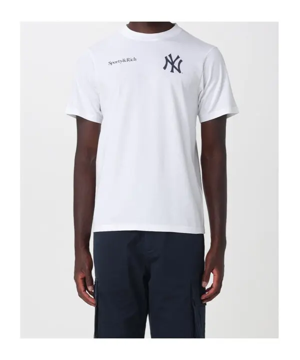 SPORTY  RICH Sporty & Rich Yankees Serif T-shirt