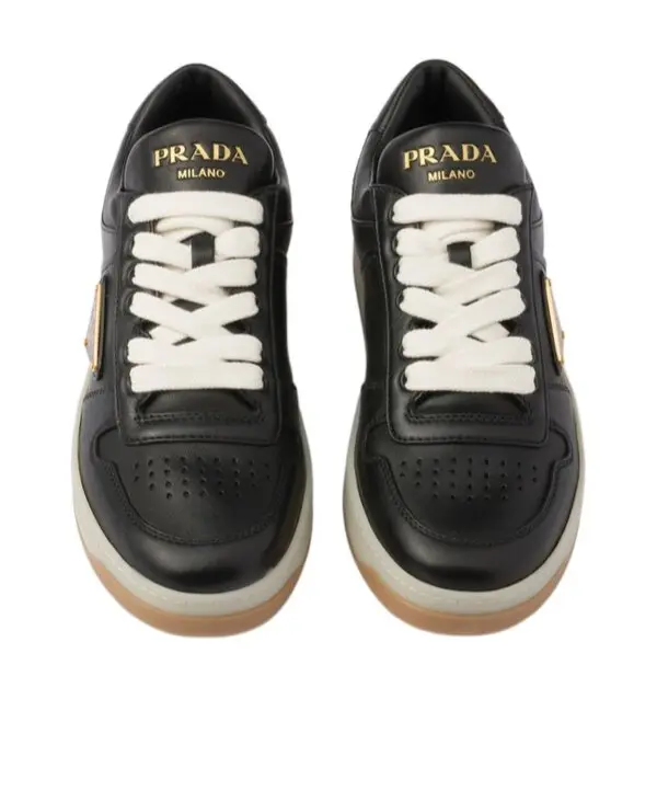 Prada Triangle-logo Lace-up Sneakers