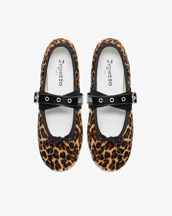 Repetto Studded Strap Ballet Flats