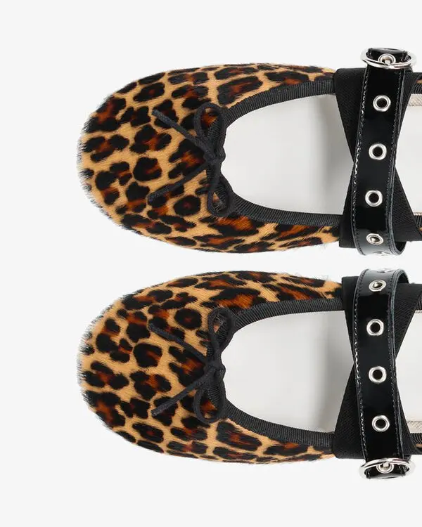 Repetto Studded Strap Ballet Flats