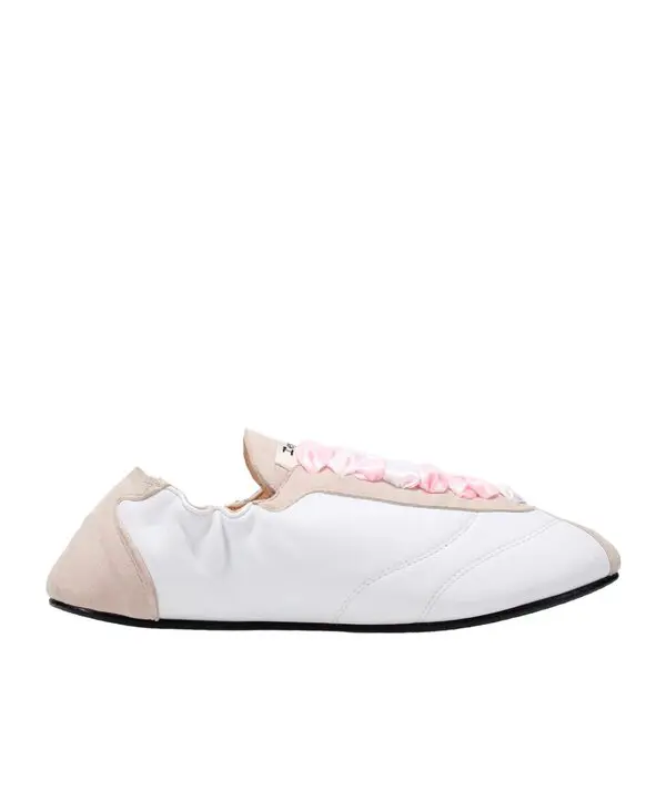 Repetto Silk Tennis Low-top Sneakers - White