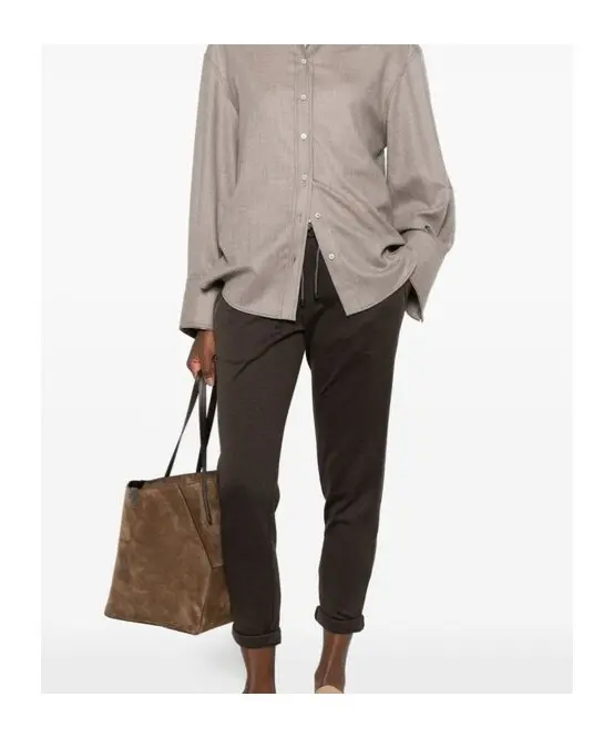 Brunello Cucinelli Monili Trim Track Pants