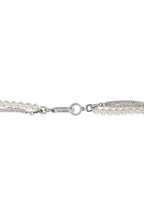 ALLSAINTS Multi-strand Necklace With Engraved Clasp