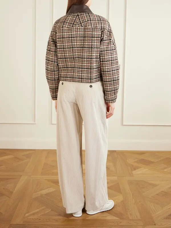 Brunello Cucinelli Plaid Coat
