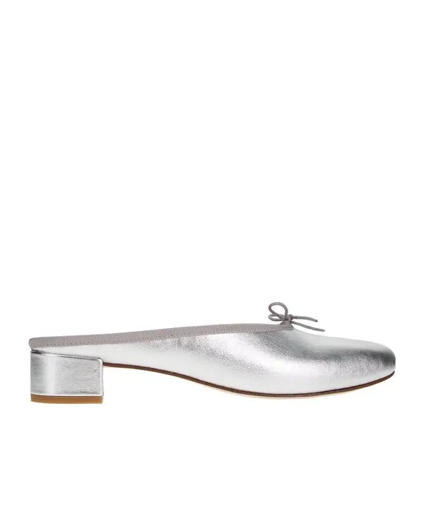 Repetto Bow Block-heel Mules