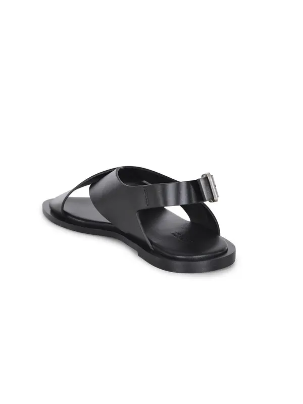 ALOHAS Nalu Flat Sandals With Buckle Ankle Strap