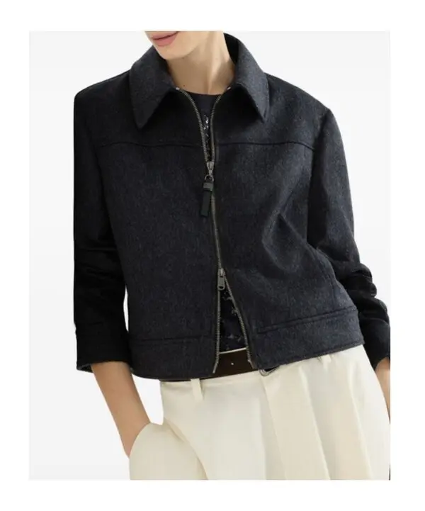 Brunello Cucinelli Collared Long-sleeved Casual Jacket