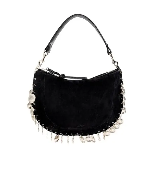 Isabel Marant Étoile Oskan Shoulder Bag - Black/silver