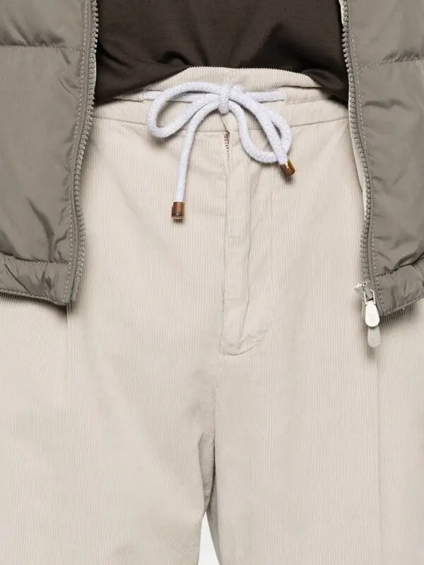 Brunello Cucinelli Pleated Corduroy Trousers