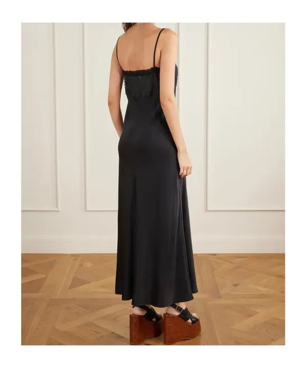 Chloé Lace Detail Slip Dress