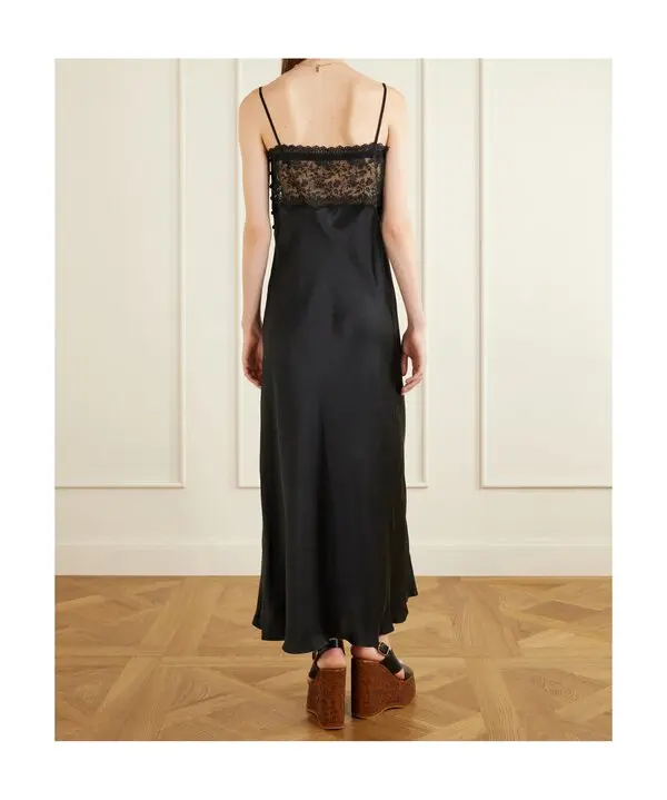 Chloé Lace Detail Slip Dress