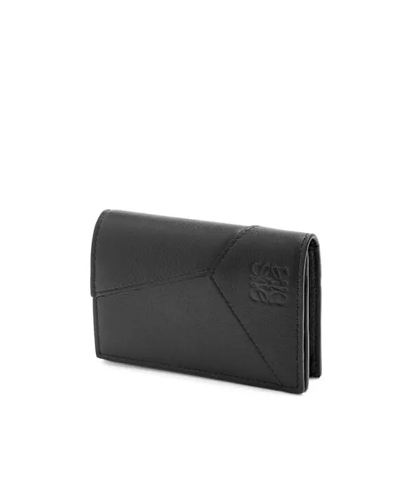 Loewe Puzzle Business Cardholder In Classic Calfskin