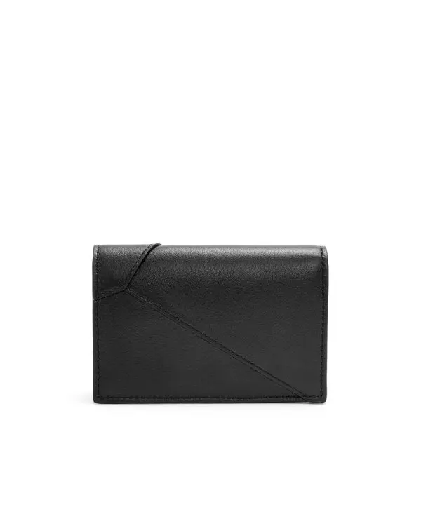 Loewe Puzzle Business Cardholder In Classic Calfskin