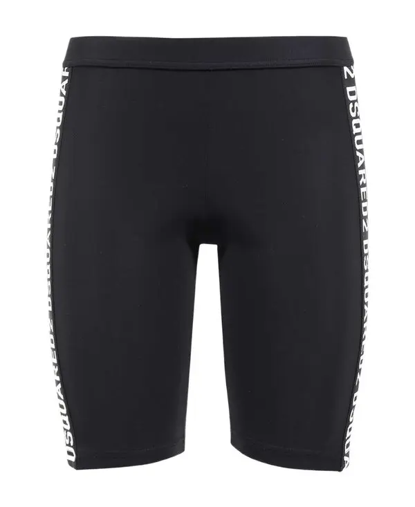 Dsquared2 Logo Print Biker Shorts