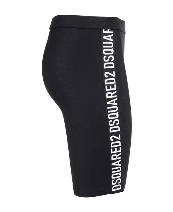 Dsquared2 Logo Print Biker Shorts