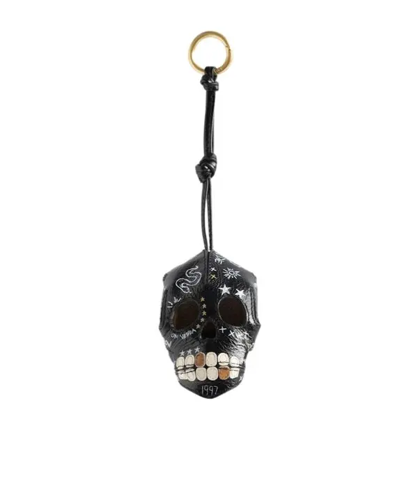 Zadig&Voltaire Skull Keyring - Black