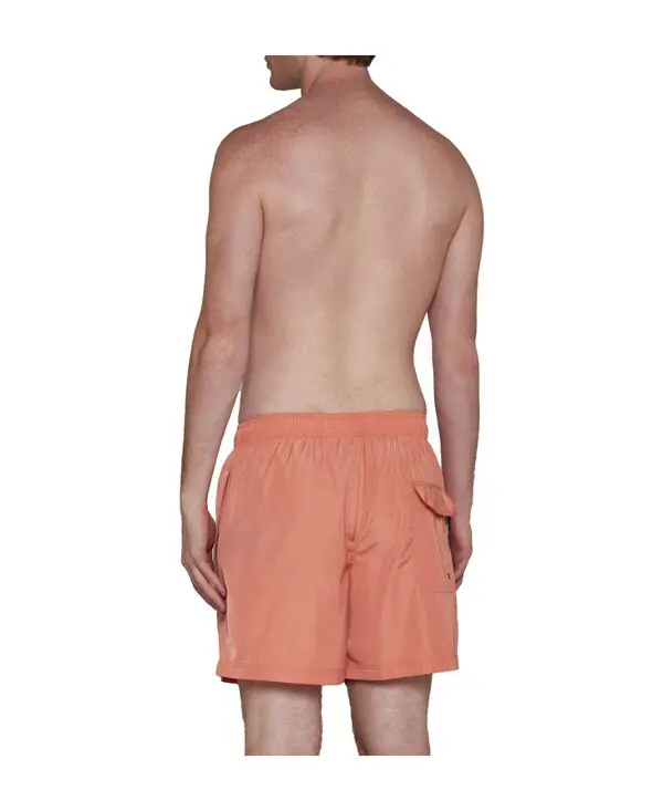 Palm Angels Logo-printed Drawstring Swim Shorts