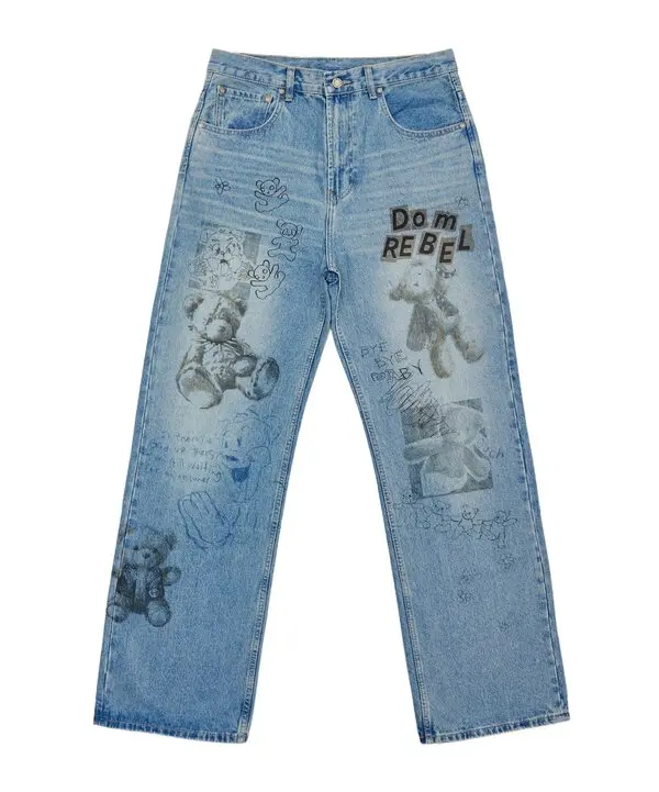 DOMREBEL Belt-loop Jeans
