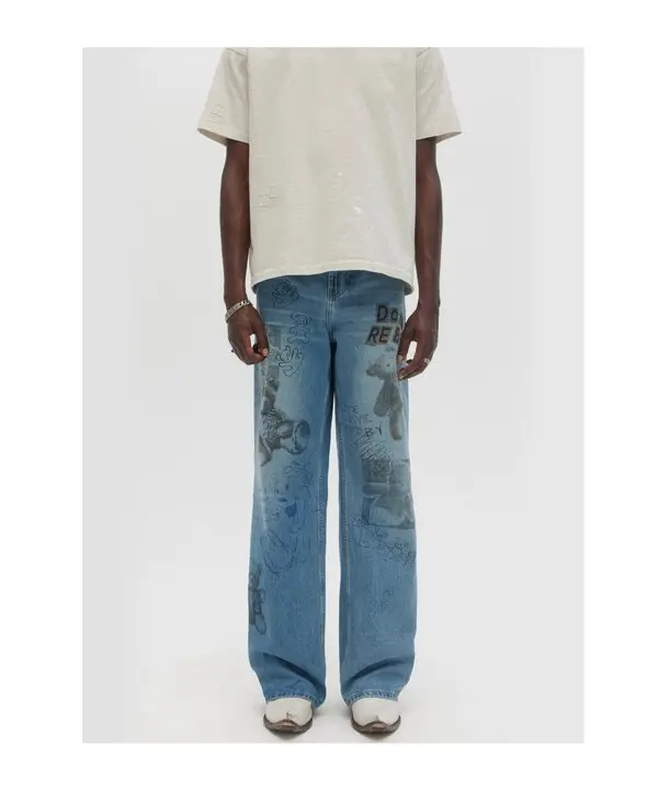 DOMREBEL Belt-loop Jeans