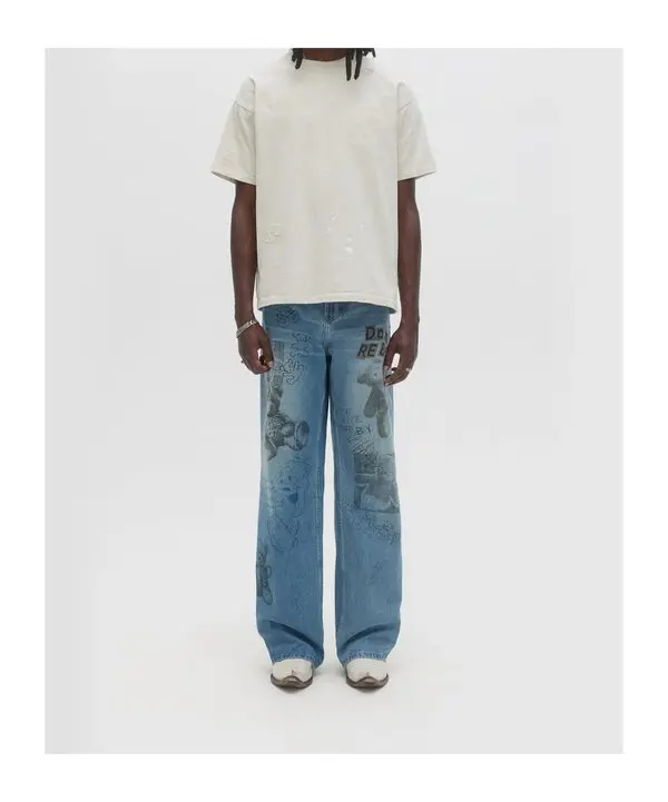 DOMREBEL Belt-loop Jeans