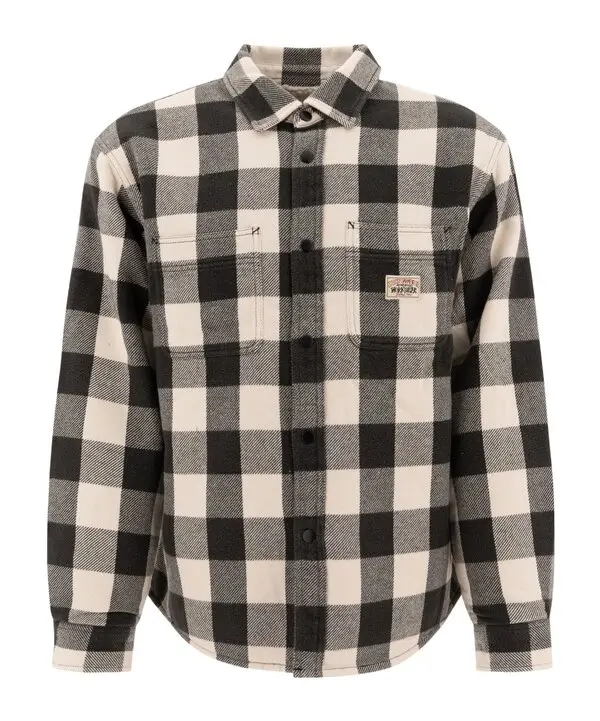 StÜssy Buffalo Plaid Curved Hem Shirt