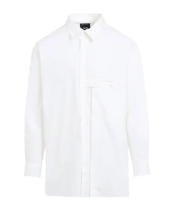 Y3 Long-sleeved Straight Hem Shirt