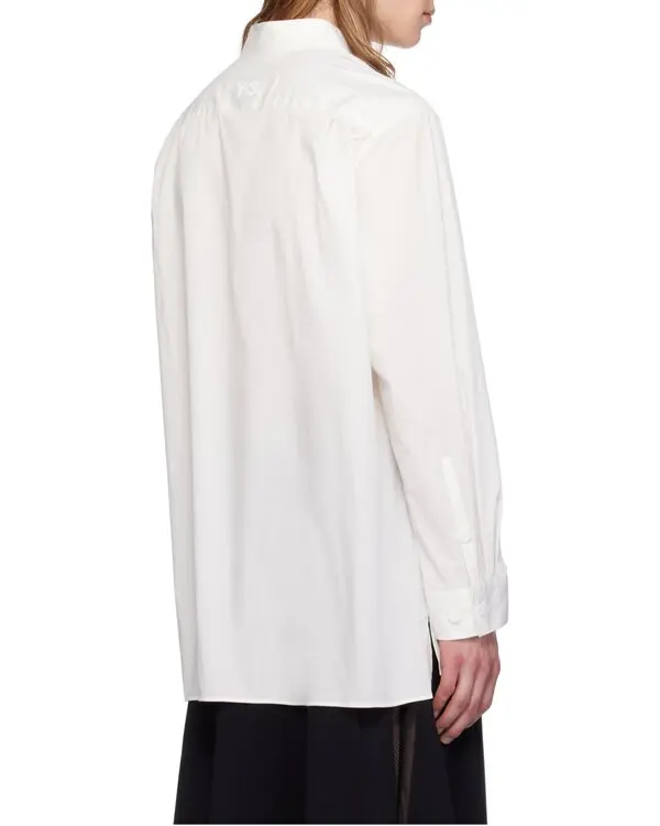 Y3 Long-sleeved Straight Hem Shirt